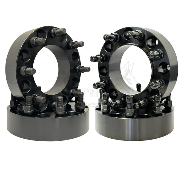 4 Hub Centric 8x180 To 8x180 Wheel Spacers Adapters 2" Thick For Chevy – Alpha Wheel Accessories