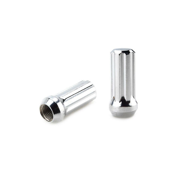 32 Chrome Spline Lug Nuts 9/16-18 Fits Chevy C20 C30 K20 K30 + Securit ...
