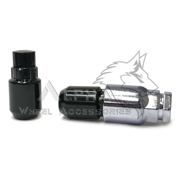 4 Black Wheel Locks 14x1.5 Fits Dodge Challenger Charger Hellcat SRT8 ...