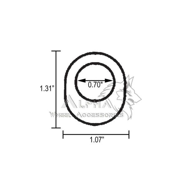 20Pc Offset Wheel Washers For Uni-Lug Keysotne Cragar S/S Wheels ...