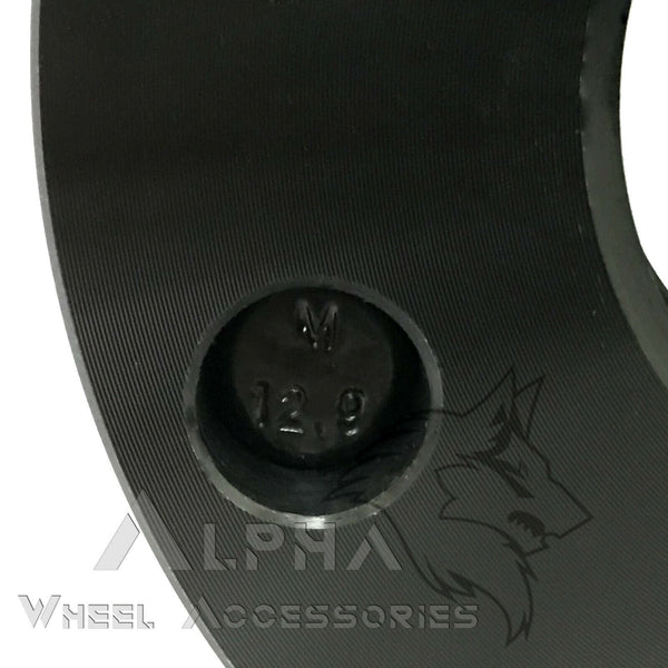 2 Hub Centric 5x5.5 Wheel Spacers 1.5" Thick 14x1.5 Studs For 2012-201 ...