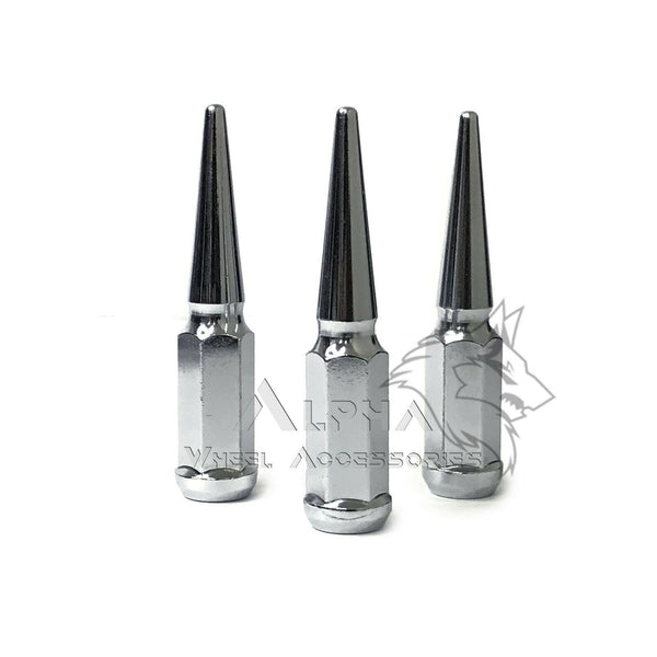 24 Chrome Spike Lug Nuts 1/2"-20 Fits Dodge Viper Dakota Durango Nitro ...