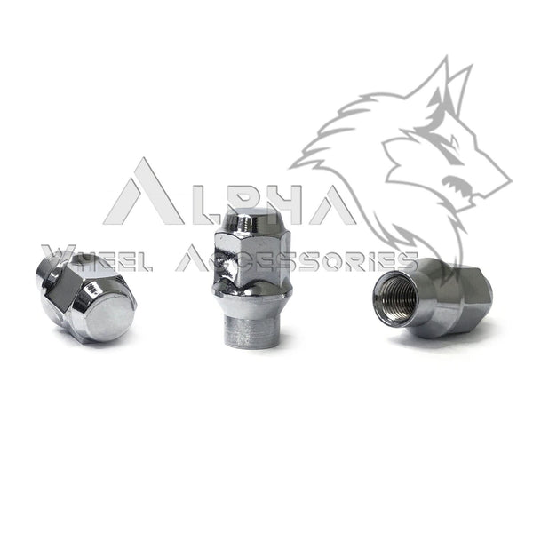20 Chrome 7/16-20 Extended Thread Lug Nuts For Chevy Corvette Camaro C ...