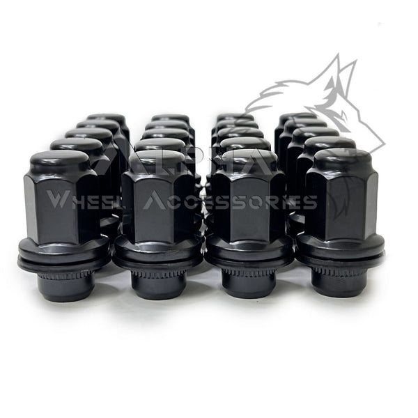20 Black OEM Factory Style 12x1.5 Mag Lug Nuts 1.87" Long For Toyota S ...